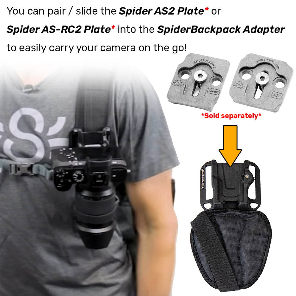 Spider Holster Spider-X Backpack Adapter & GoPro Plate Only — The Flash ...