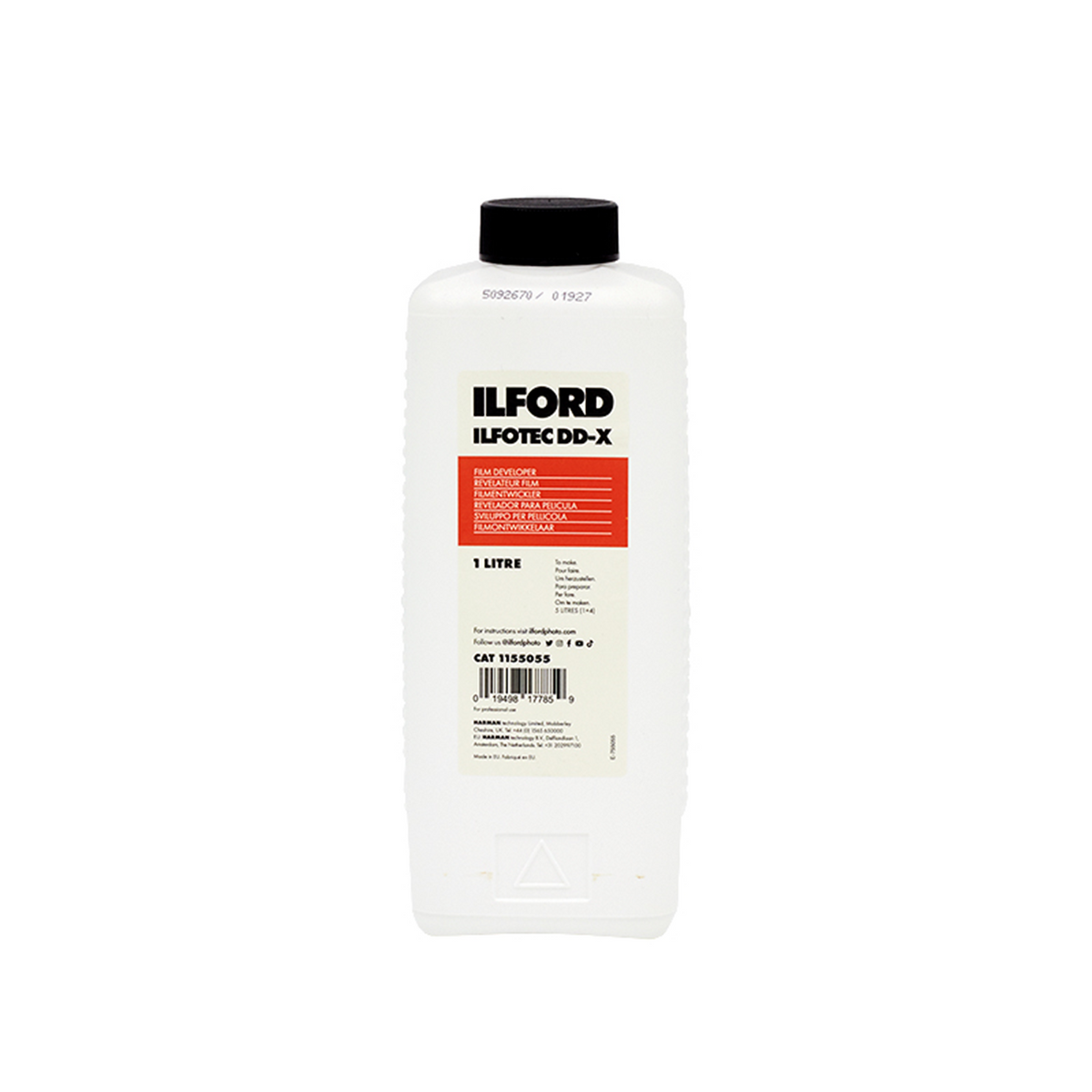 Ilford ILFOTEC DDX Developer 1L EN/ESP/NO — The Flash Centre