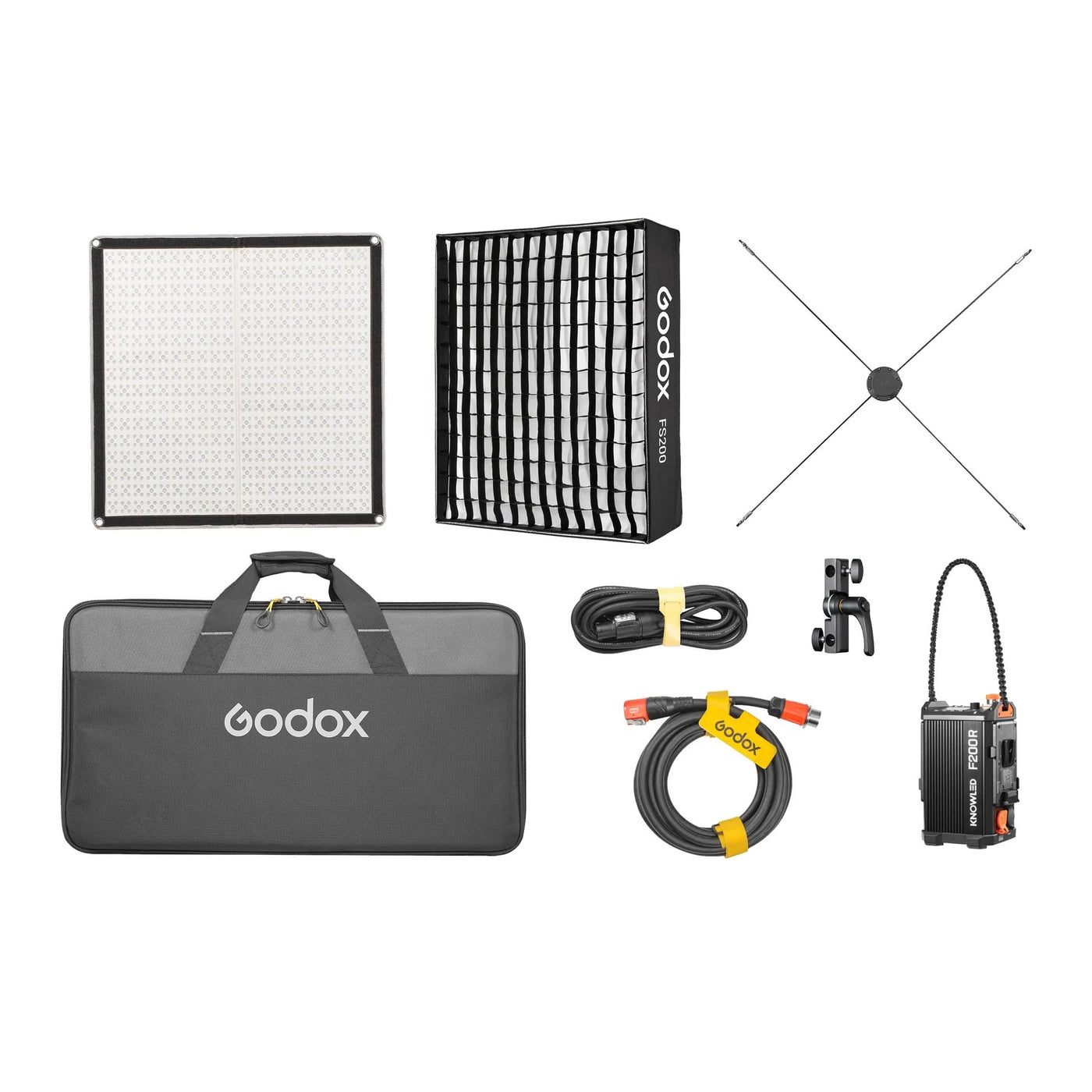Godox KNOWLED F200R Flexible IP54 RGB Cine LED Light Mat Panel — The ...