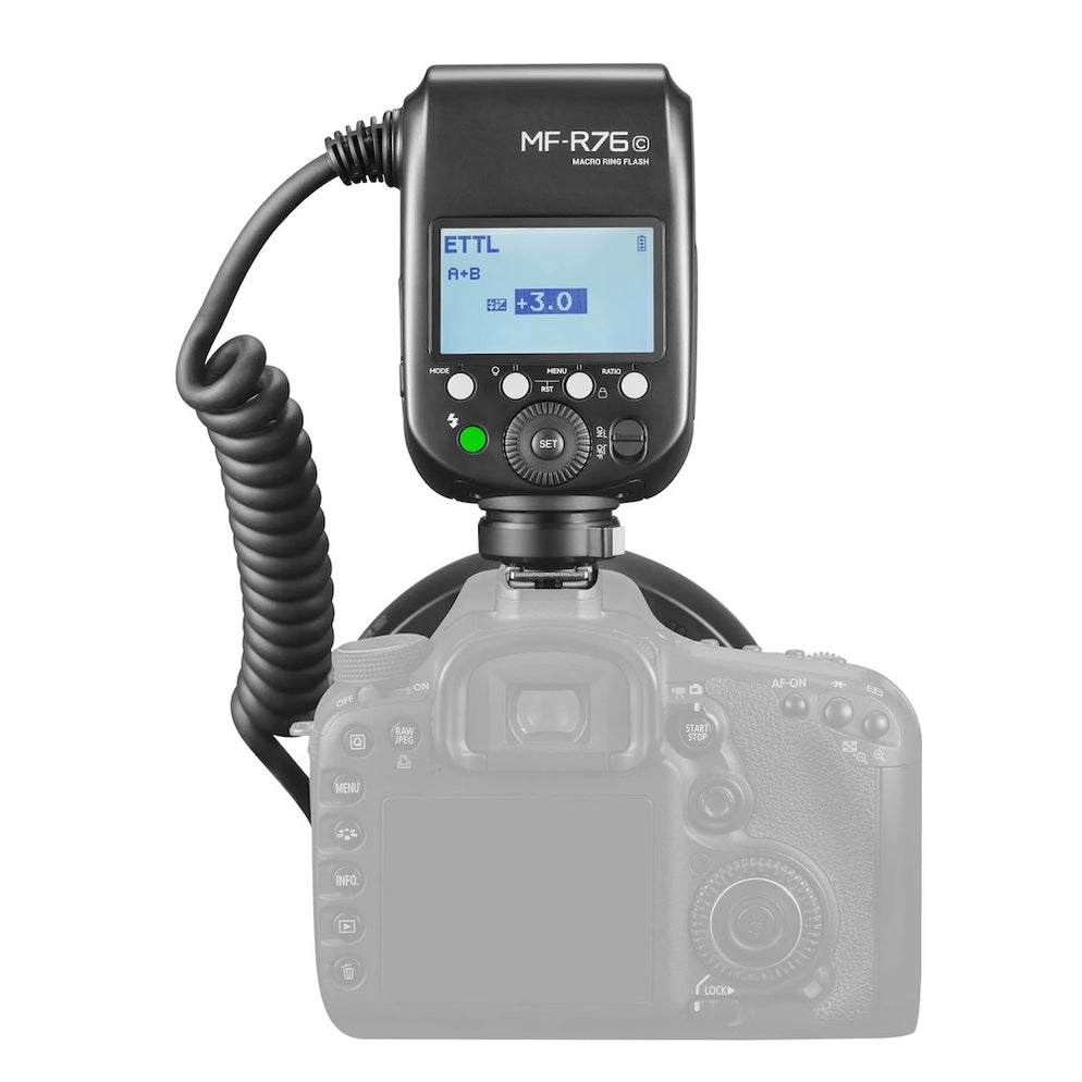 Godox MF-R76N On-Camera TTL Macro Ring Flash for Nikon — The Flash Centre