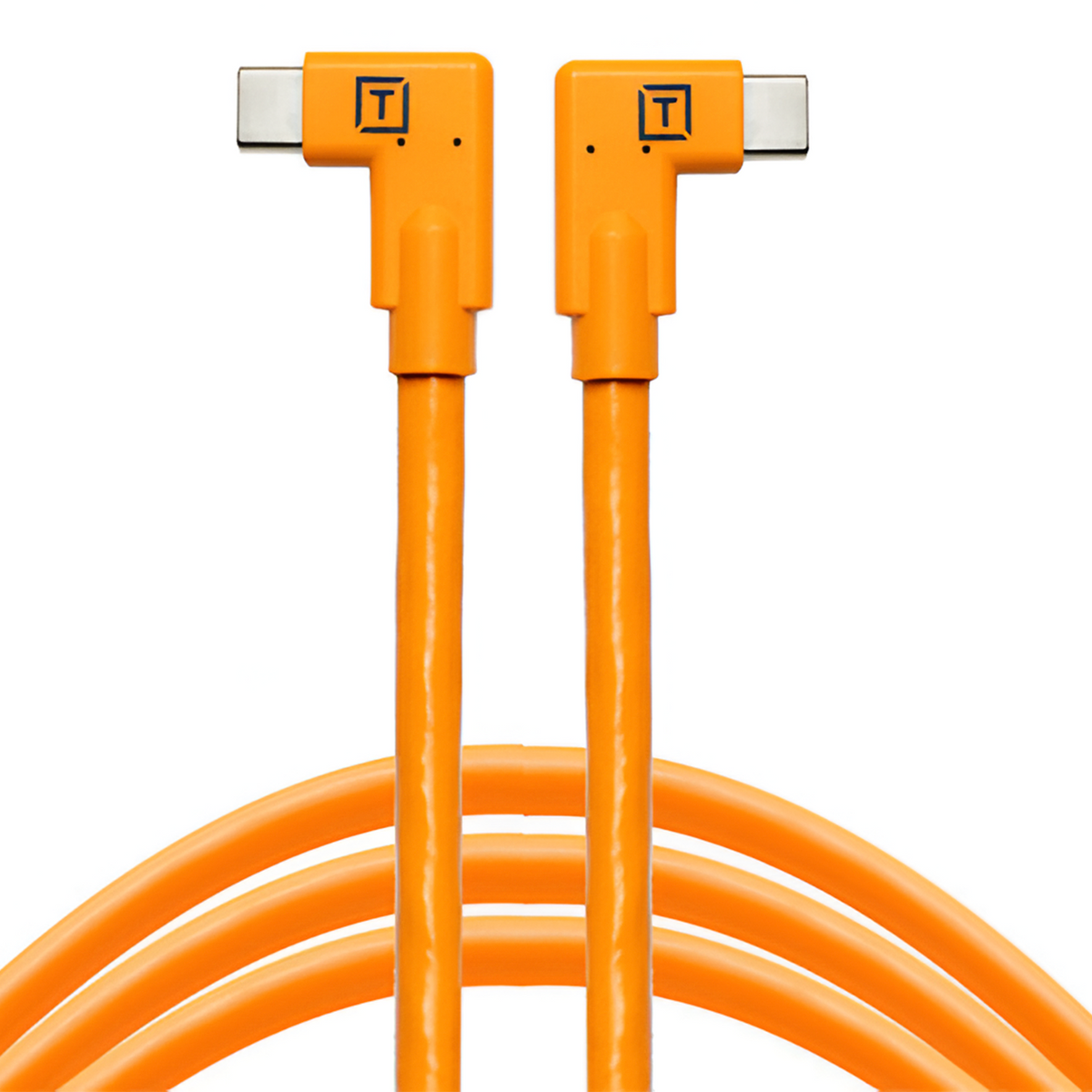 TetherPro Right Angle USB-C to USB-C Pigtail, 20" (50cm), High ...