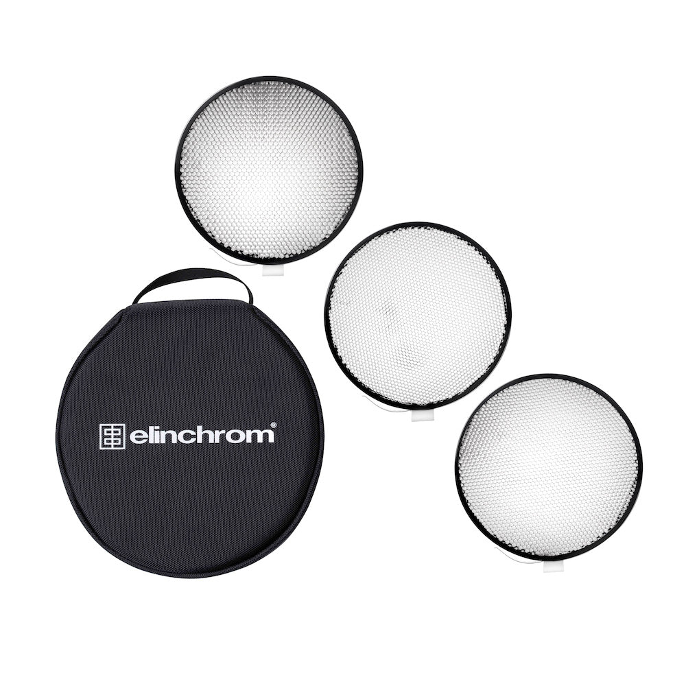 Elinchrom Grid Set for 21cm Reflector — The Flash Centre